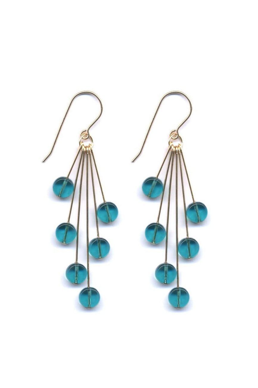 I. RONNI KAPPOS Blue Cluster Earrings – shopthecollector